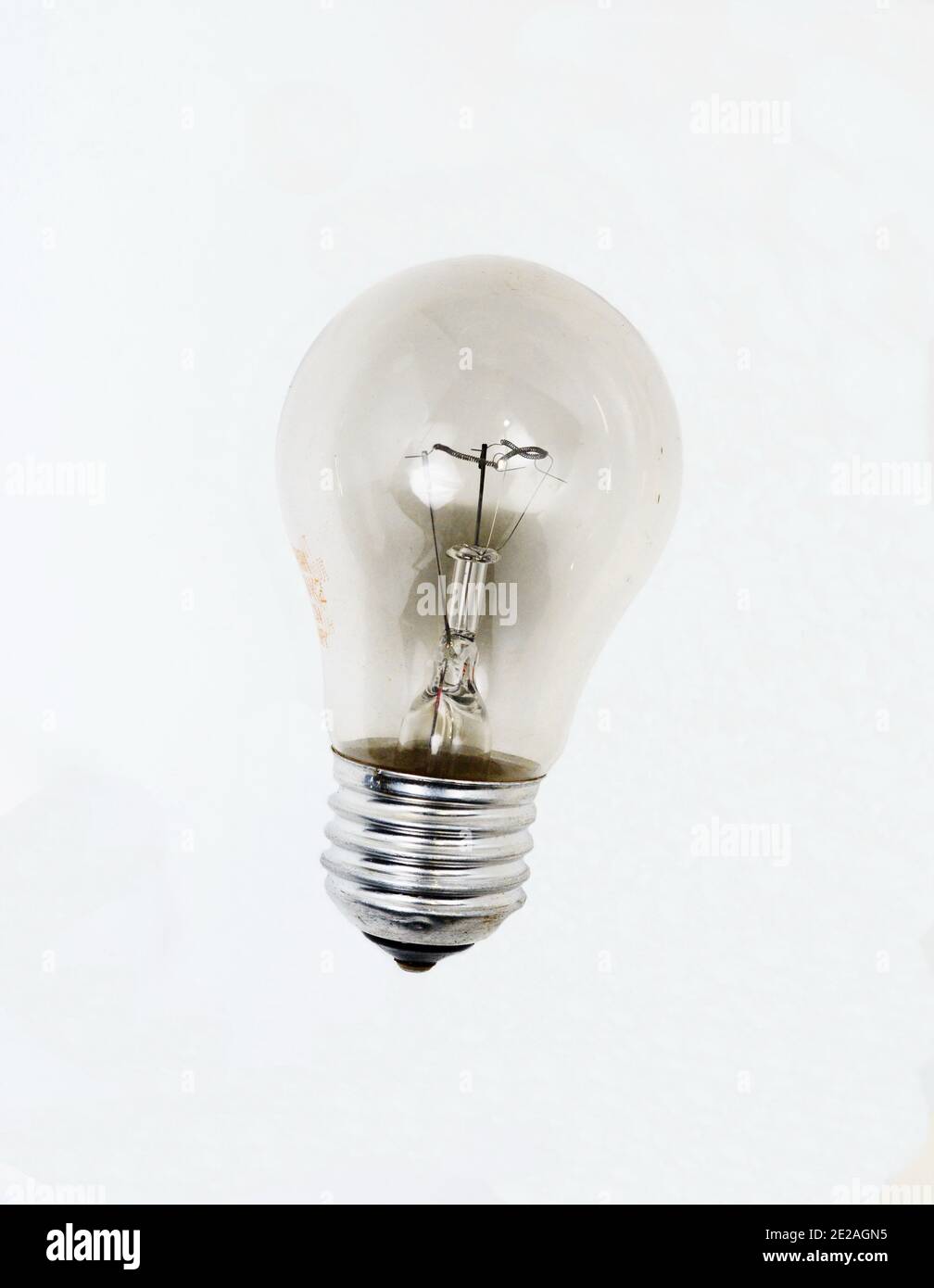LED light bulb isolated on white background Stock Photo - Alamy