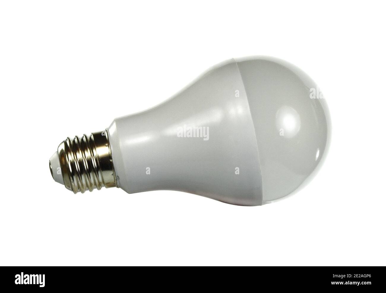 LED light bulb isolated on white background Stock Photo - Alamy