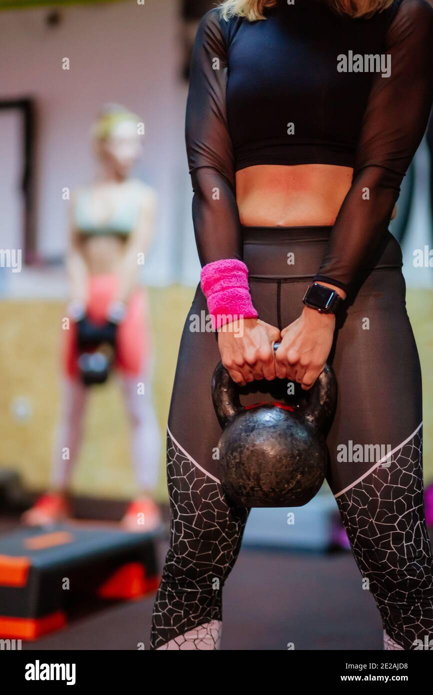 total body workout group training Stock Photo - Alamy