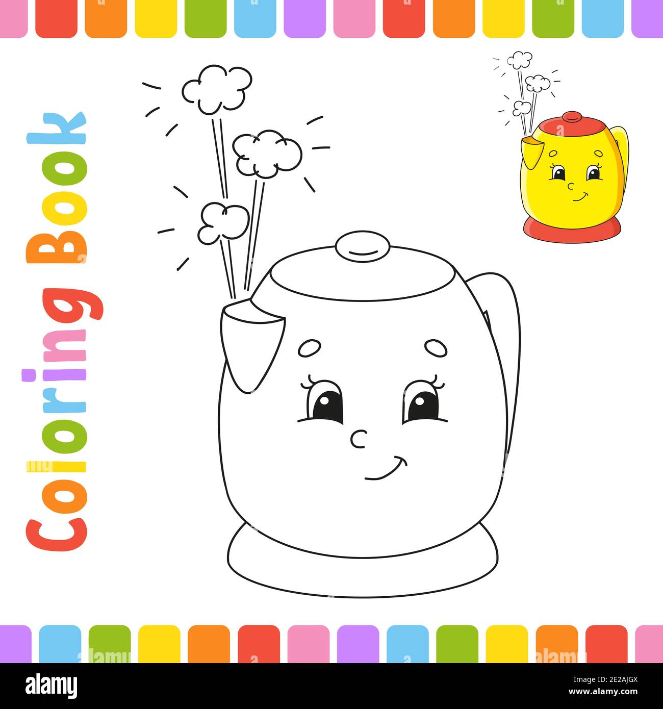 Kettle Coloring Pages