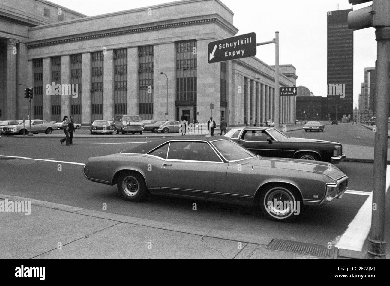 Street scene. Philadelphia, USA, 1976 Stock Photo - Alamy