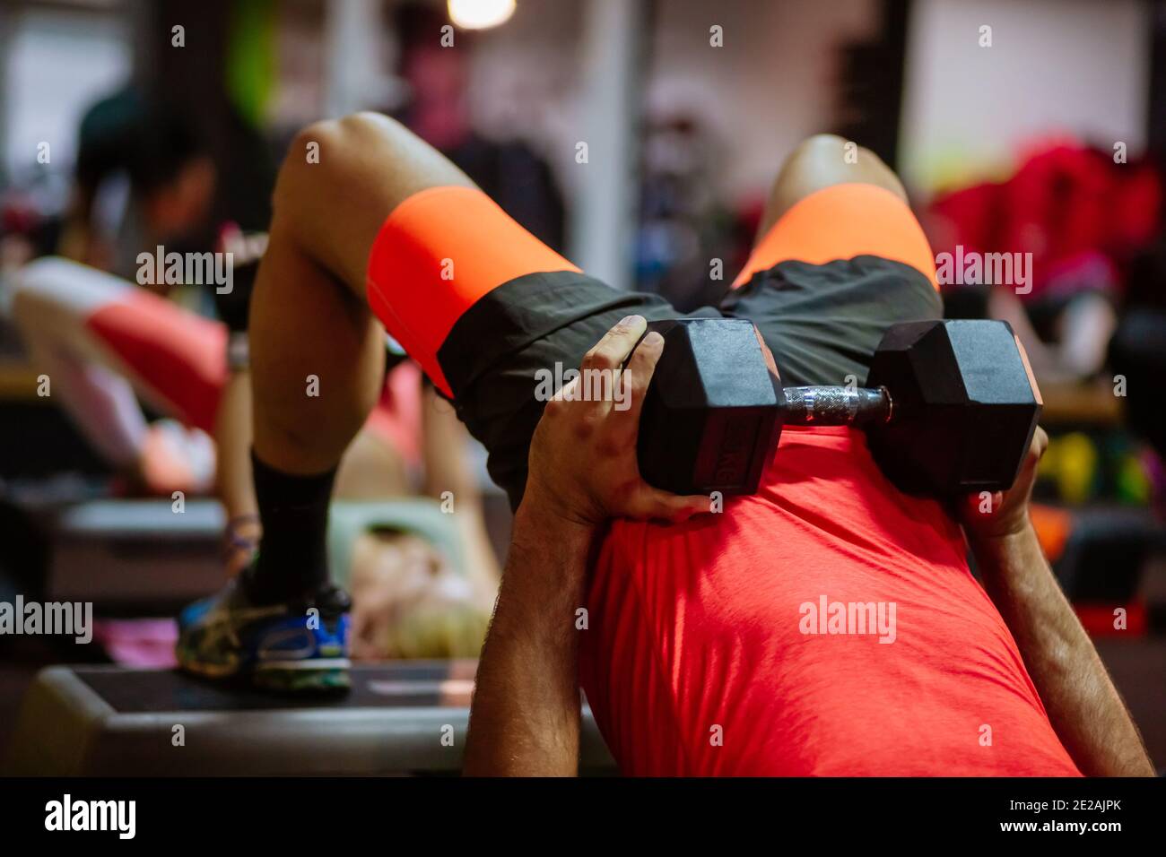 high intensity interval training group Stock Photo - Alamy