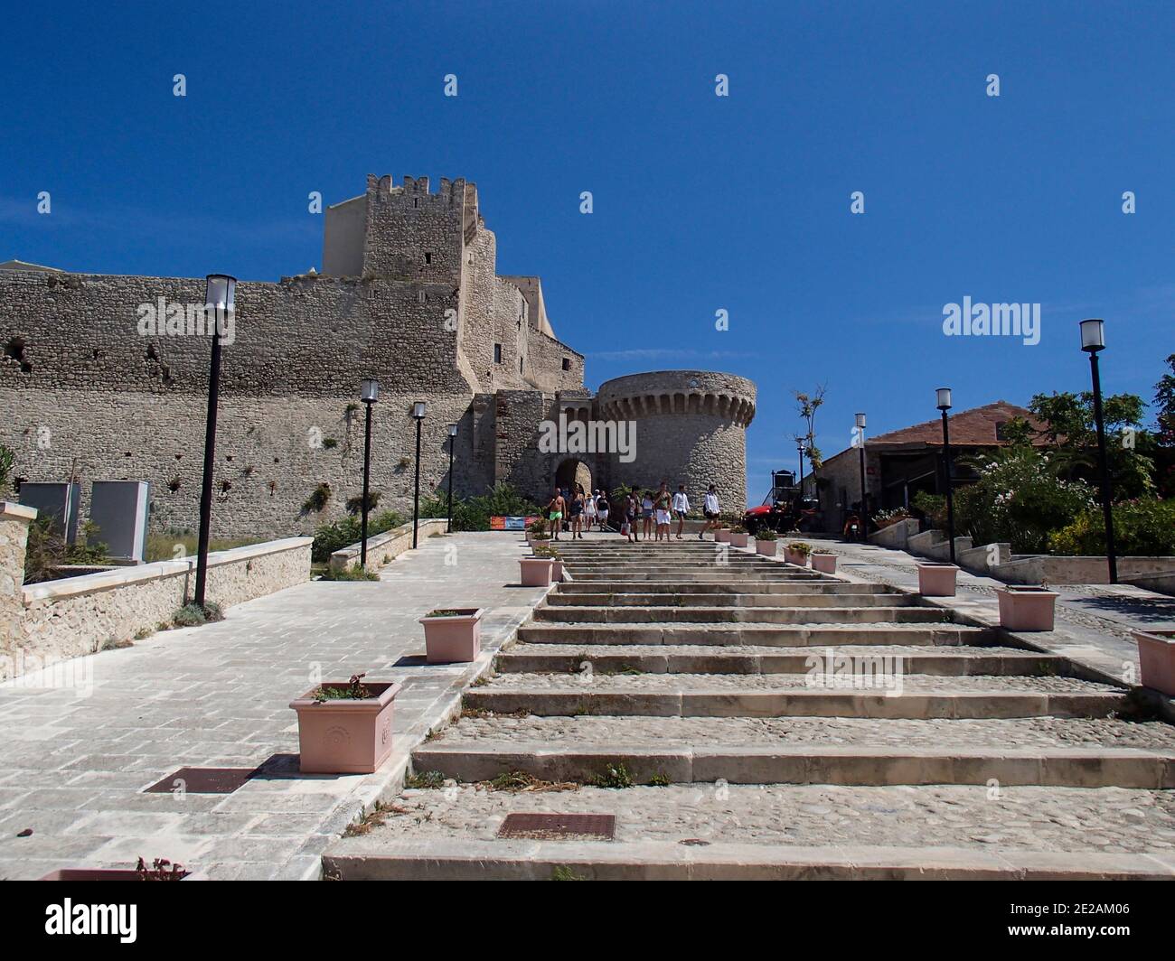 Castle of Badiali, San Nicola islands, archipelago of the Tremiti ...