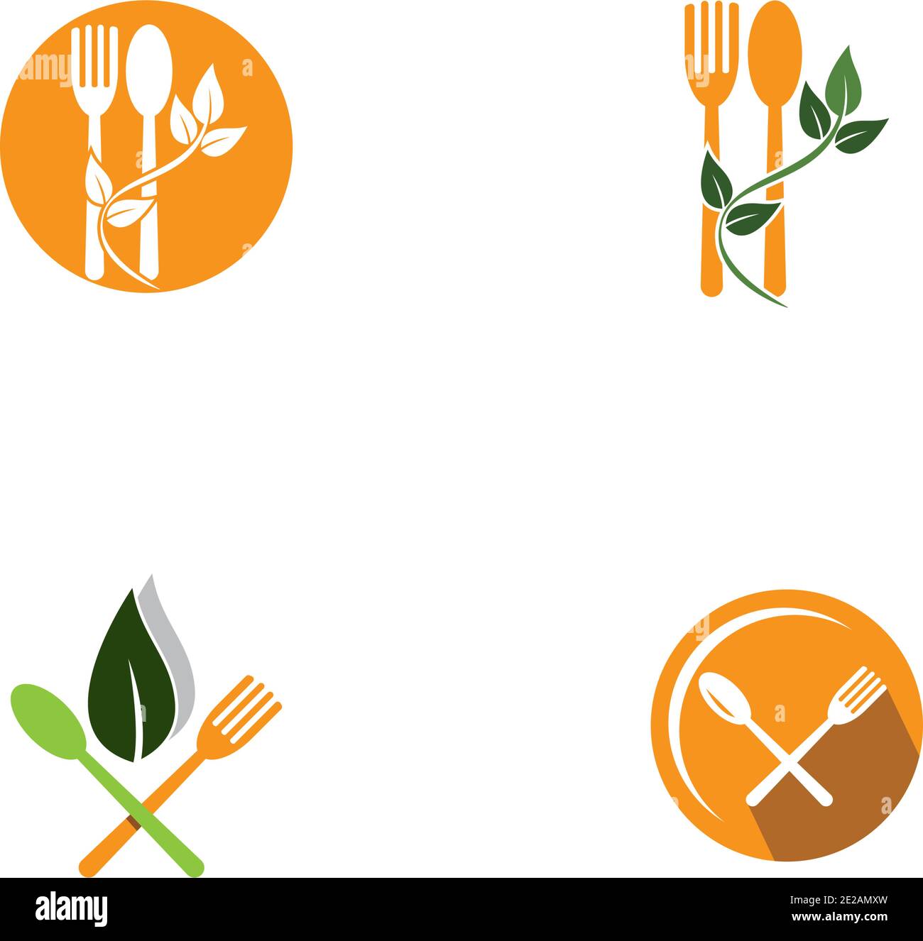 fork ,plate,food logo Template. Vector illustration Stock Vector Image ...