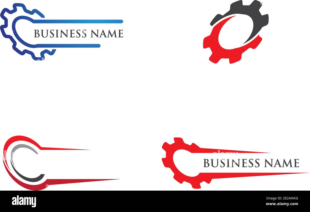 Gear Logo Template vector icon illustration design Stock Vector Image ...