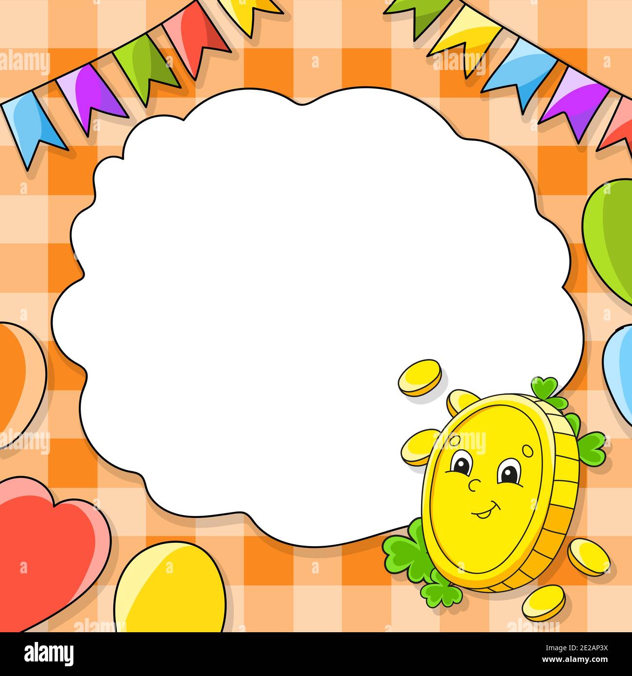 Coins Border Clip Art