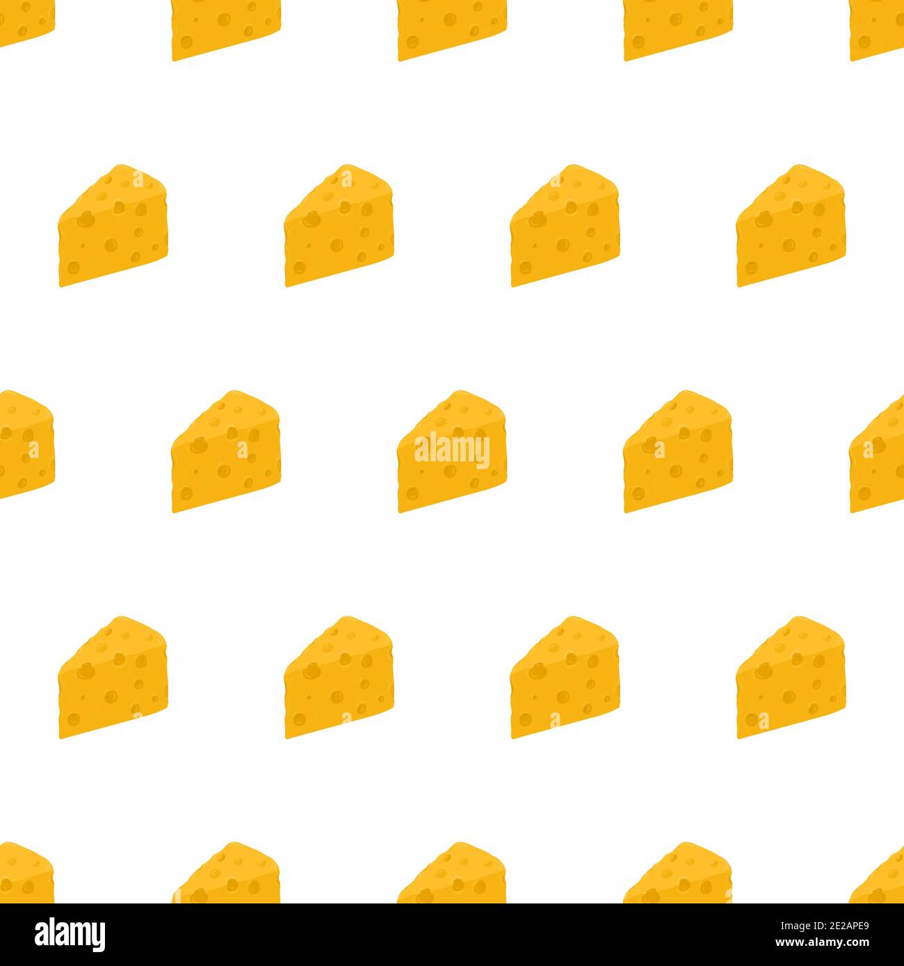 Cheese seamless pattern in hand drawn style. Cartoon vector ...