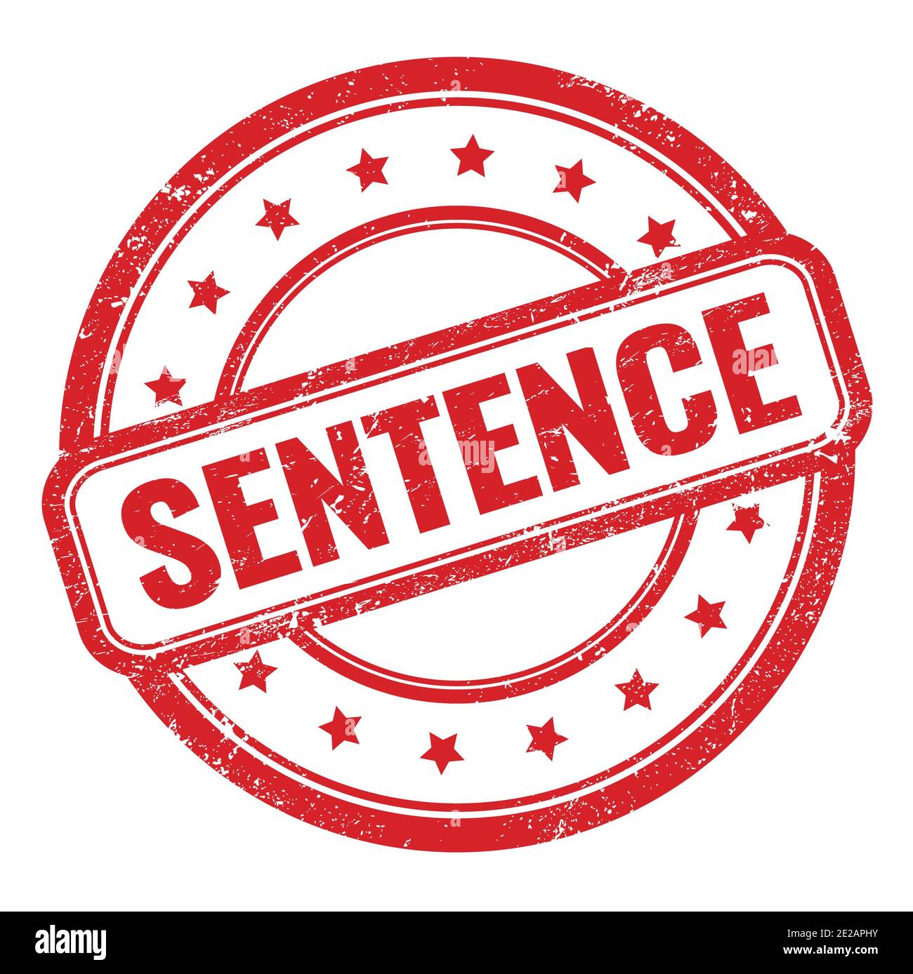 Sentence Stamp Cut Out Stock Images & Pictures - Alamy
