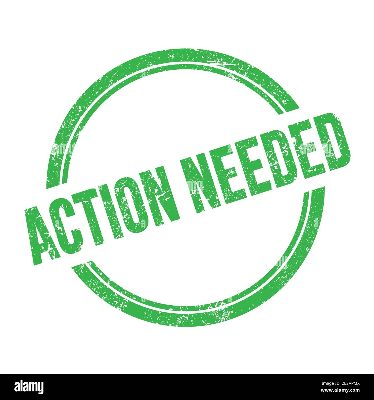 Action needed stamp hi-res stock photography and images - Alamy