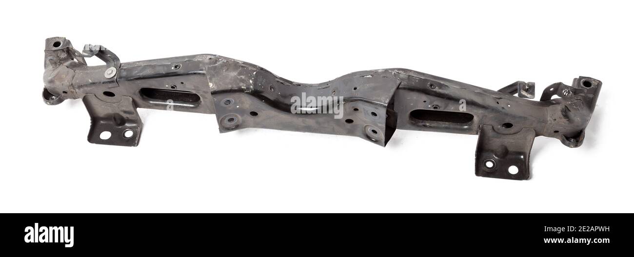 Iron stiffener reinforcement for the rear of the car black body spare ...