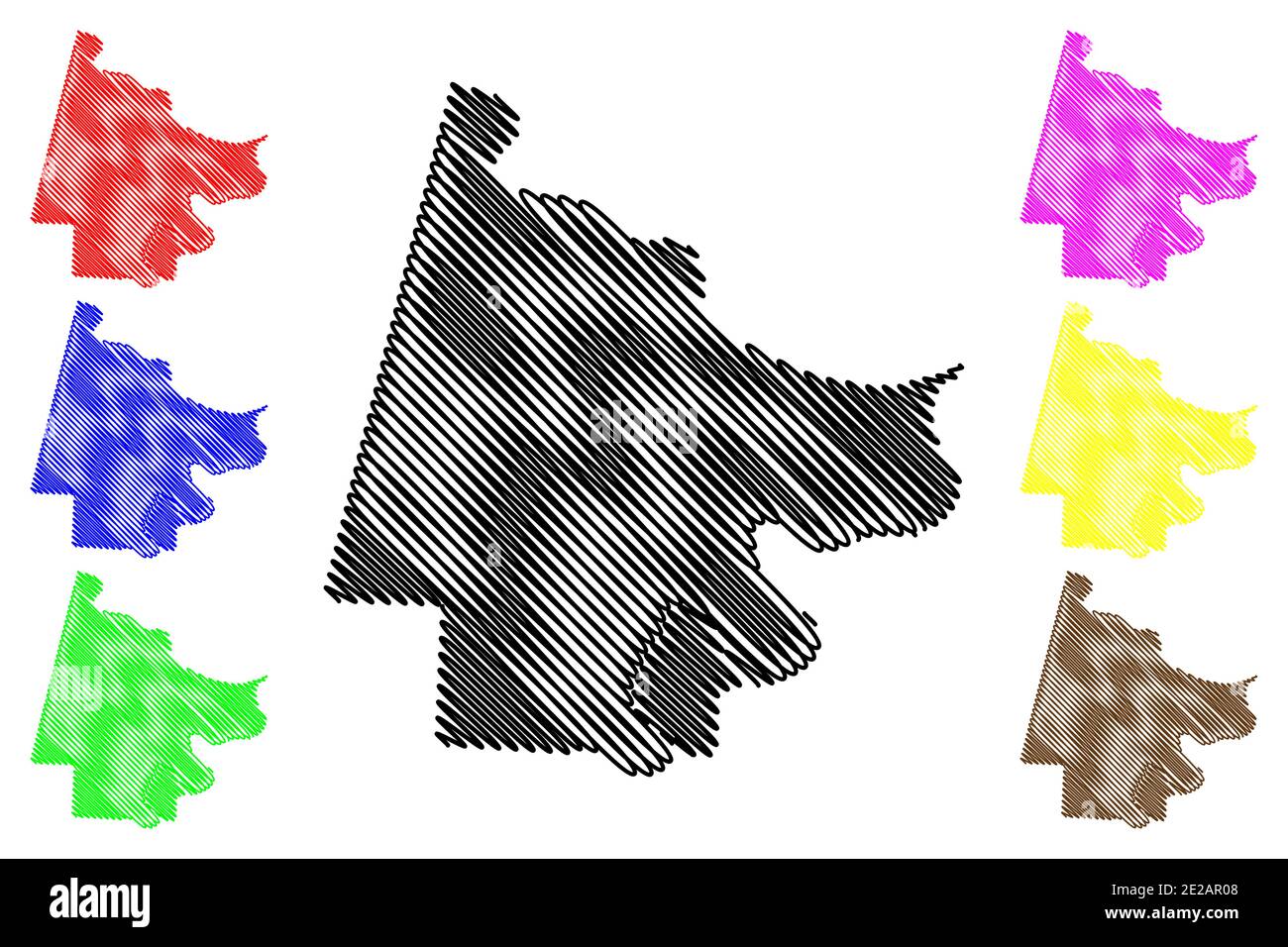 Cole vector map hi-res stock photography and images - Alamy