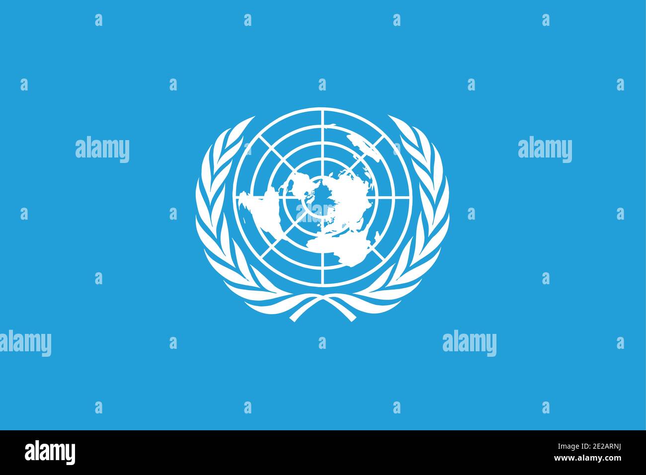 United nations flag Stock Vector Images - Alamy