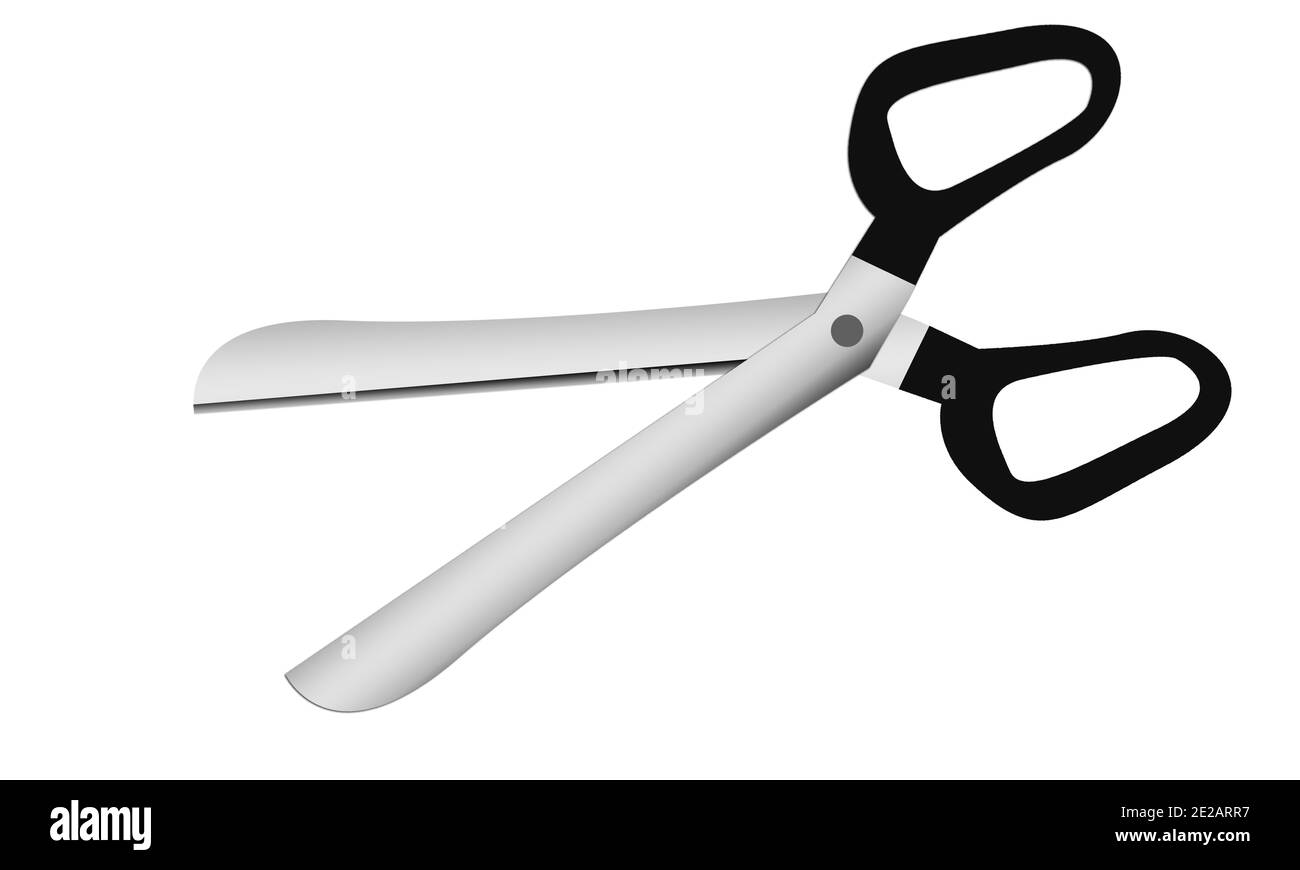 Scissor isolated on white background Stock Photo - Alamy