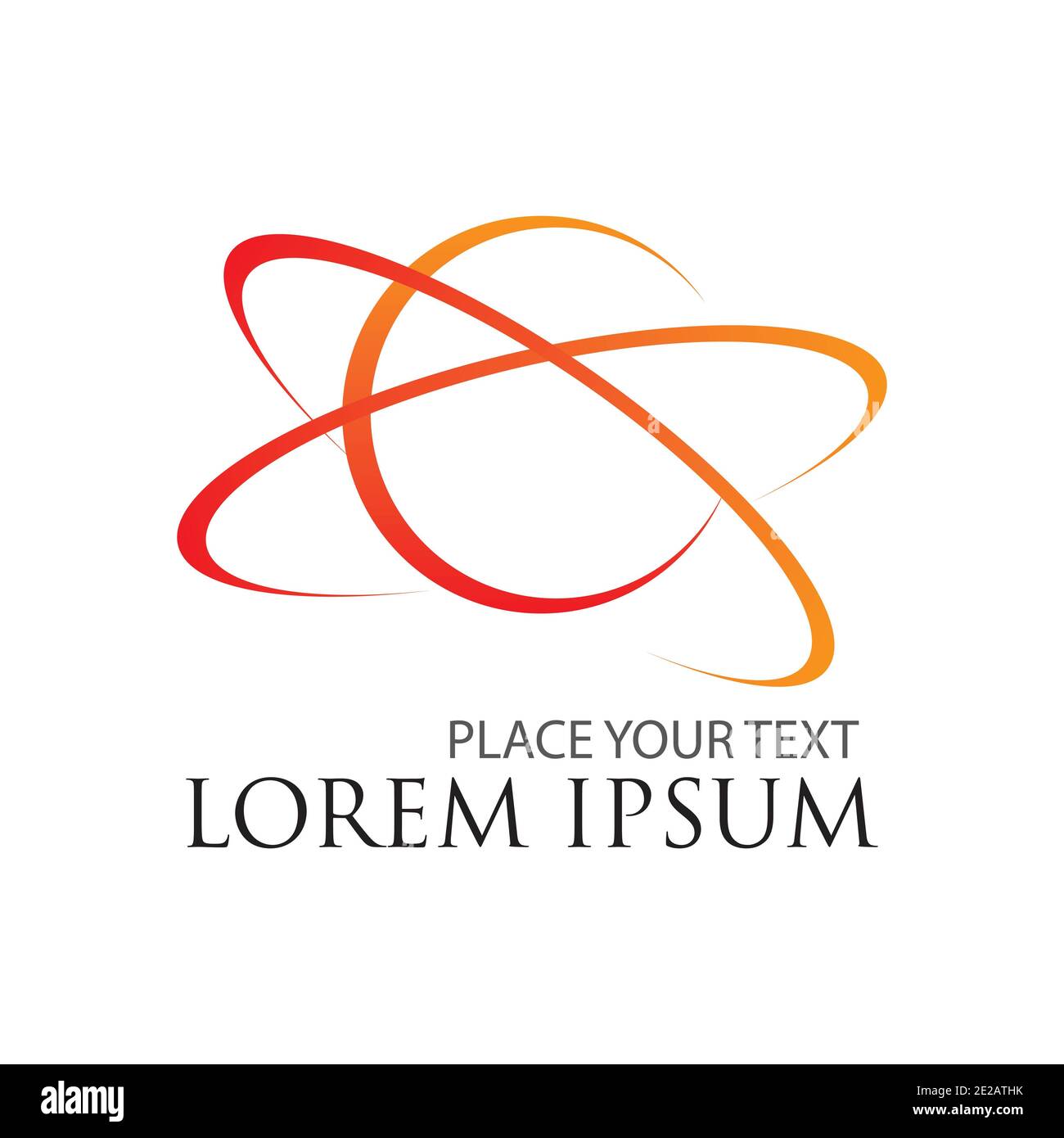 global vector logo illustration design template Stock Photo - Alamy