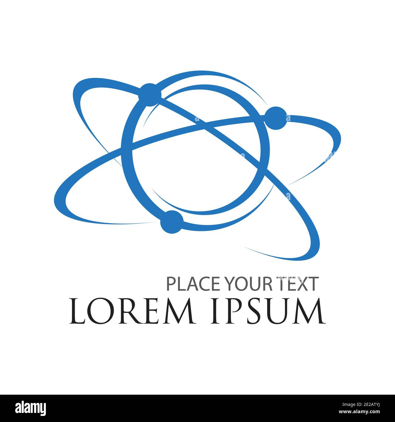 global vector logo illustration design template Stock Photo - Alamy