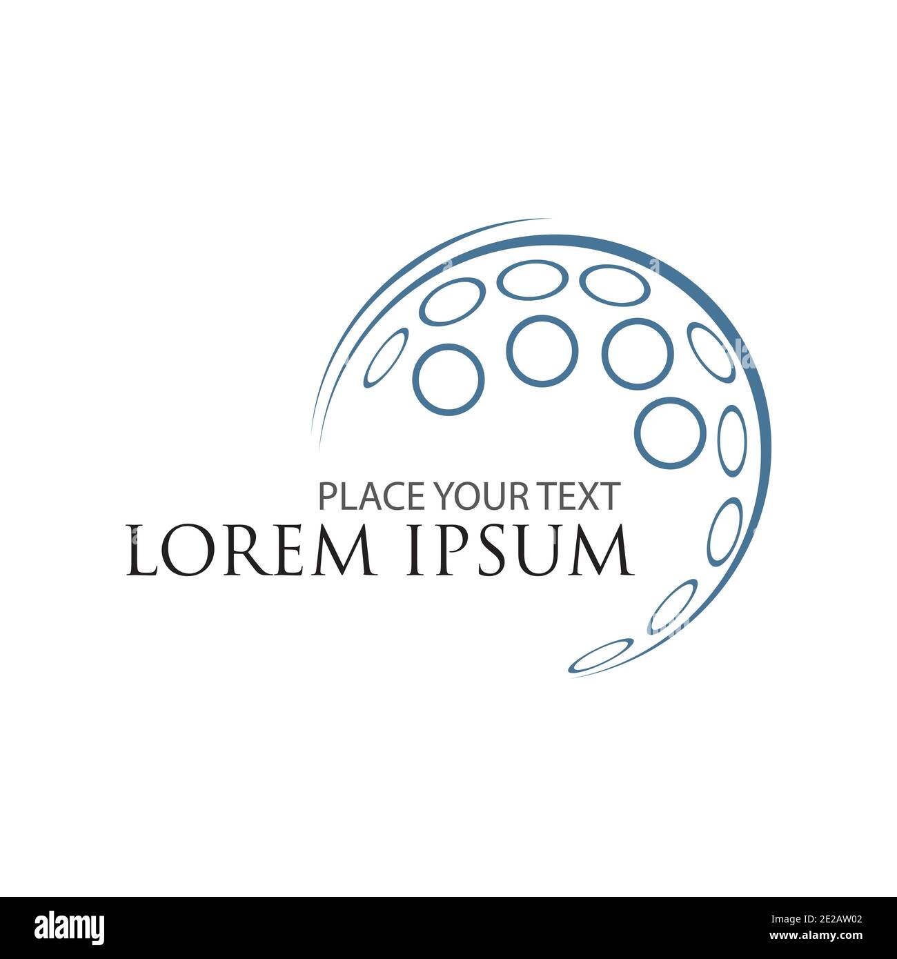 global vector logo illustration design template Stock Photo - Alamy