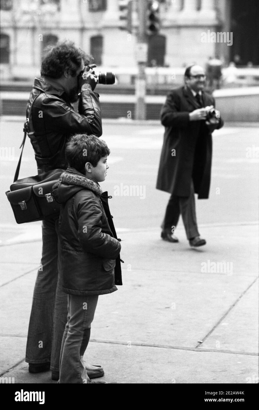 Photographers, Philadelphia, USA, 1976 Stock Photo - Alamy