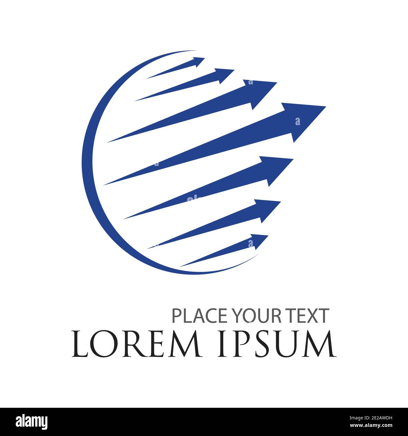 global vector logo illustration design template Stock Photo - Alamy