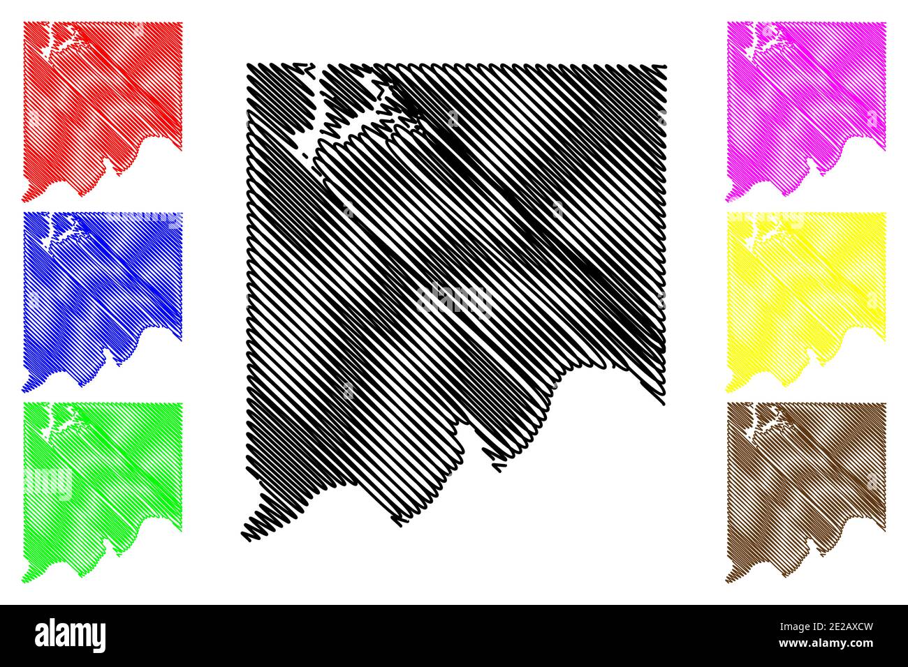 Map of clay city Stock Vector Images - Alamy