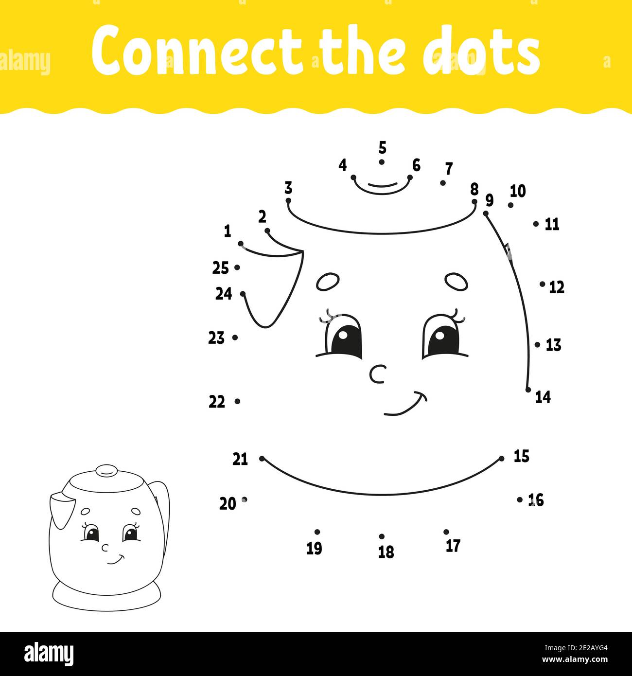 Dot to dot. Draw a line. Handwriting practice. Learning numbers for ...