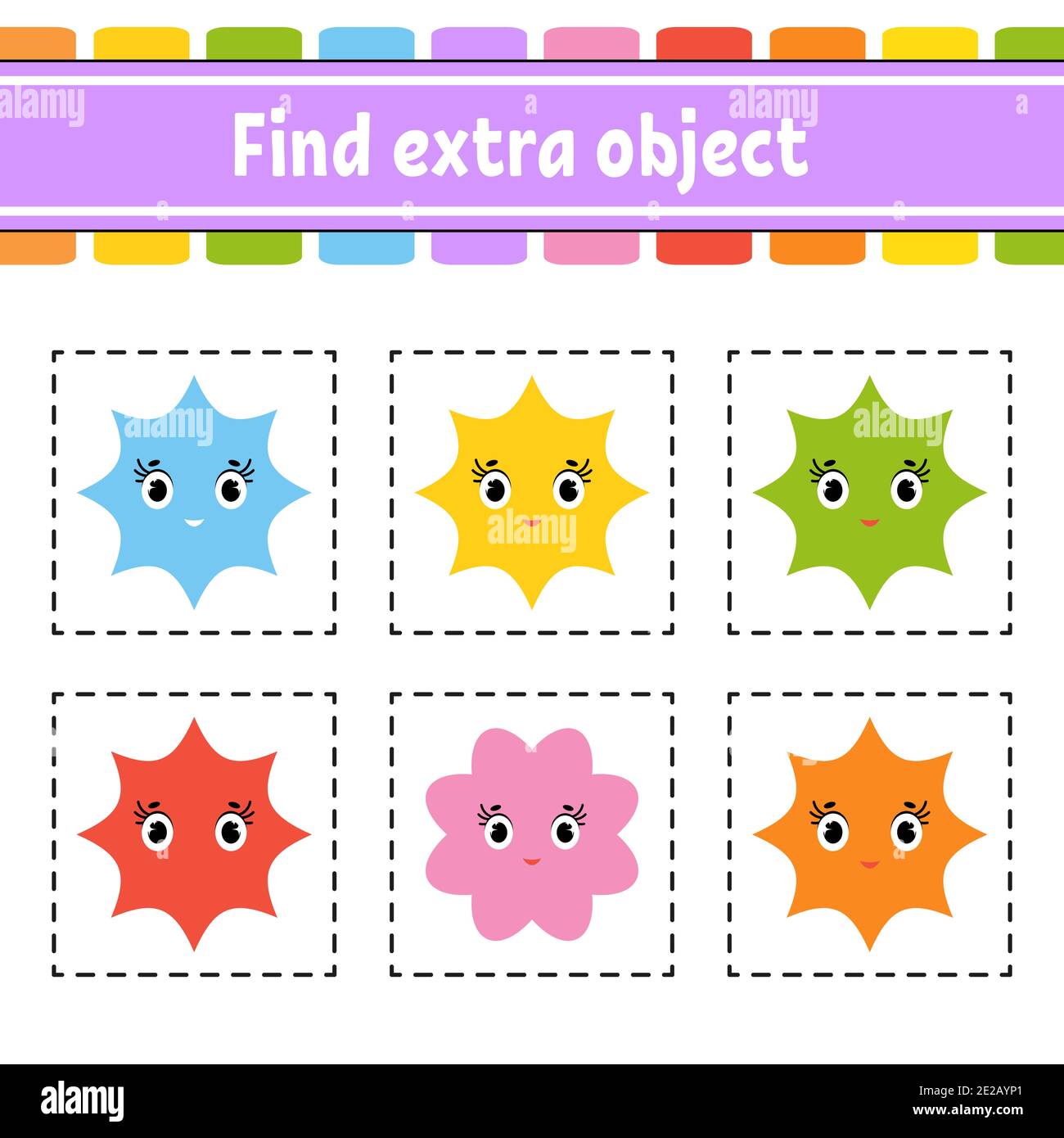 Find extra object. Educational activity worksheet for kids and toddlers. Game for children ...