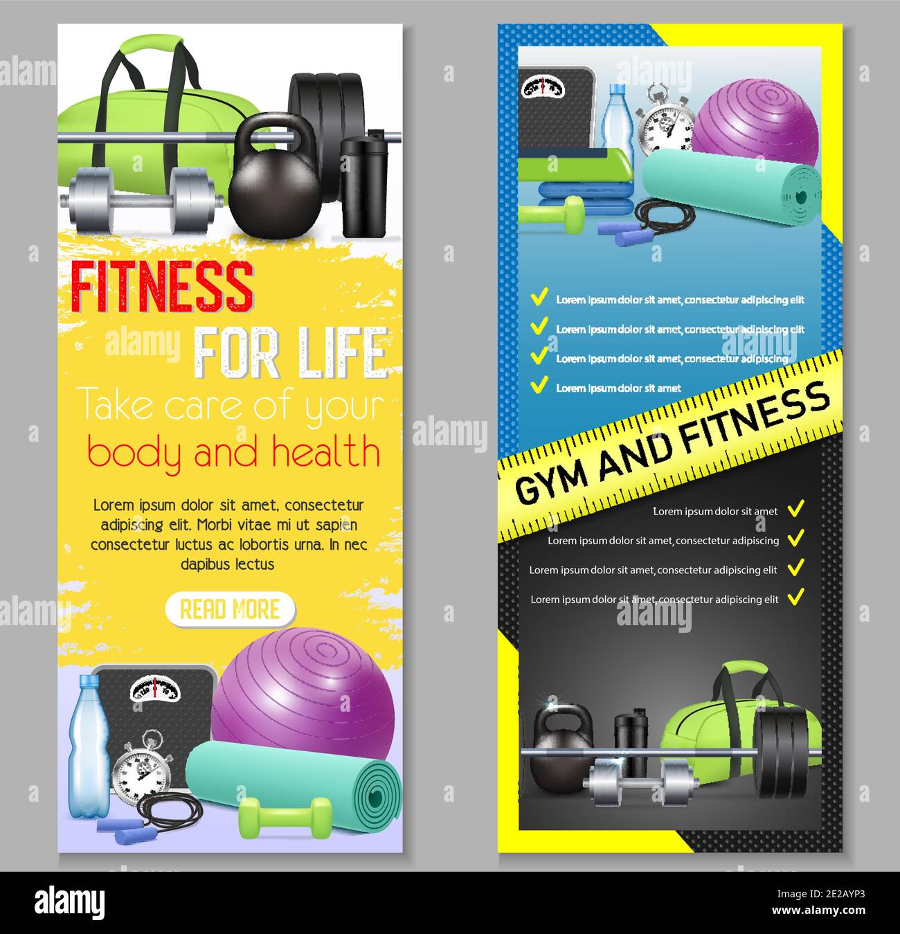 Fitness Vertical Banner