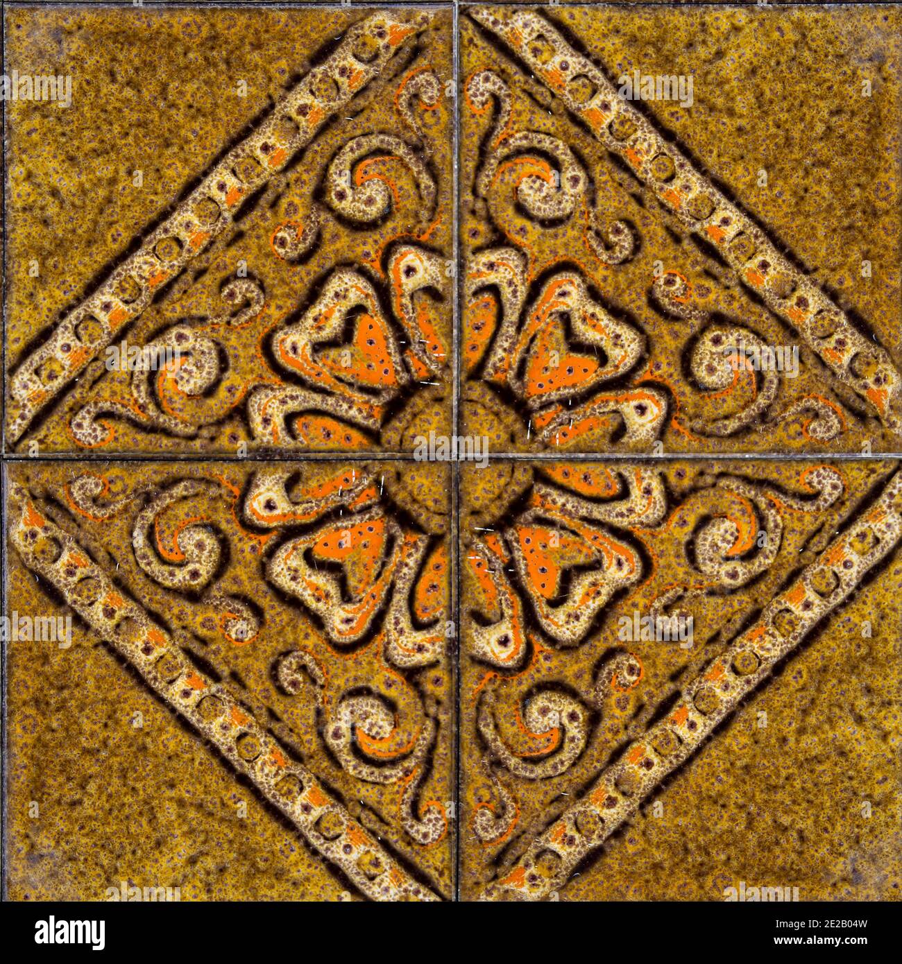 Detail of the traditional tiles from Valencia, Spain Stock Photo - Alamy