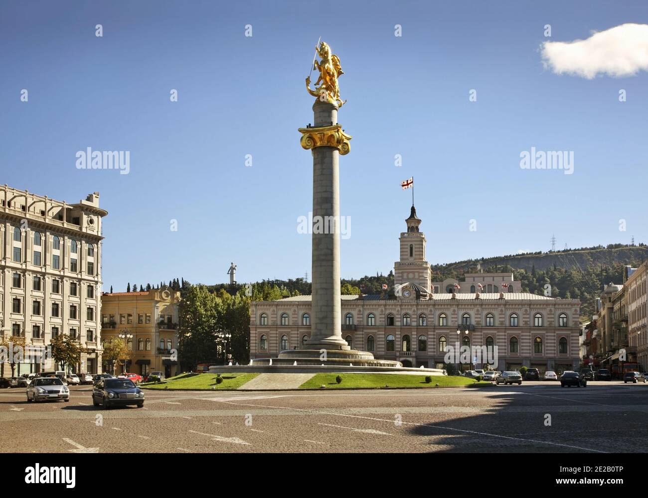 Freedom square in tbilisi hi-res stock photography and images - Alamy