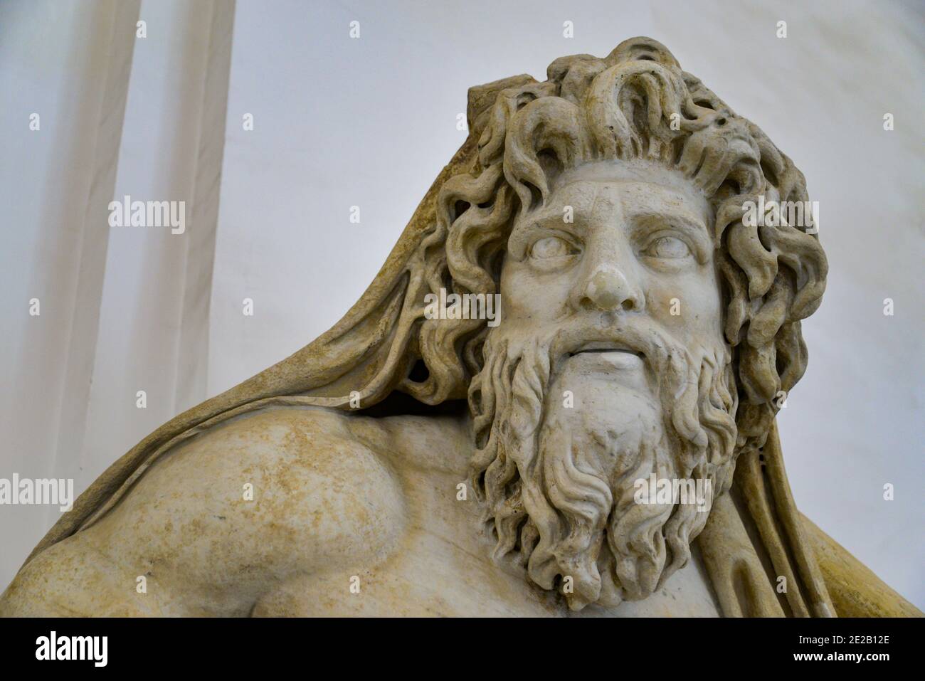 Marble statue in Naples National Archaeological Museum Stock Photo - Alamy
