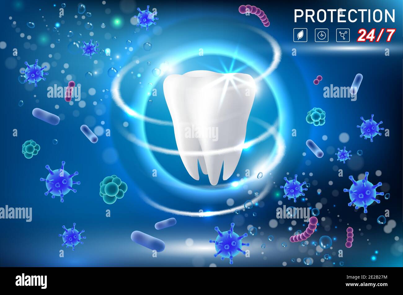 Teeth protection vector realistic illustration Stock Vector Image & Art ...