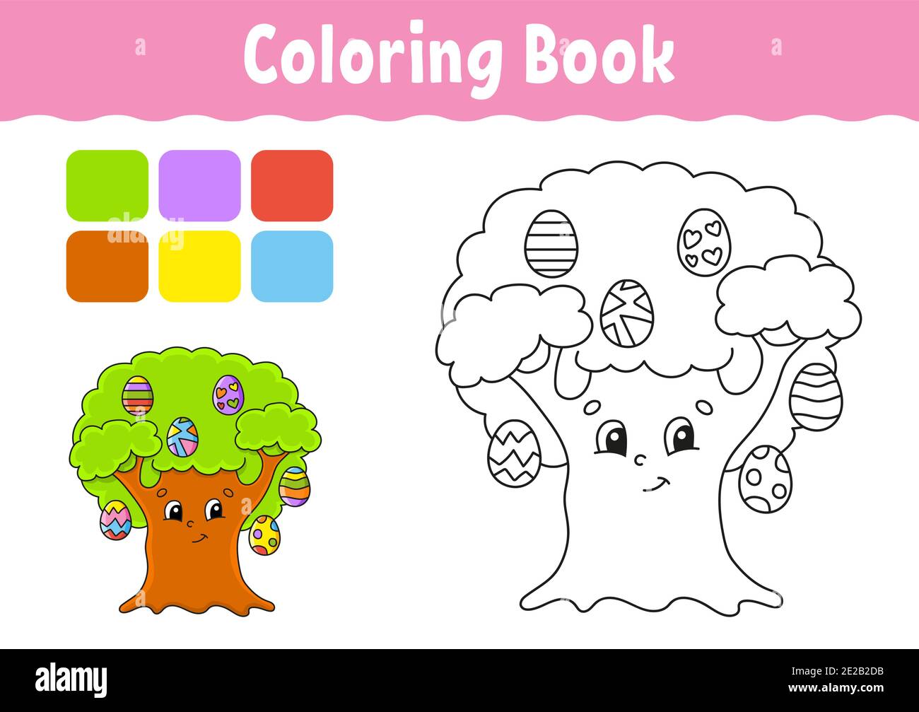 Easter Tree Drawing