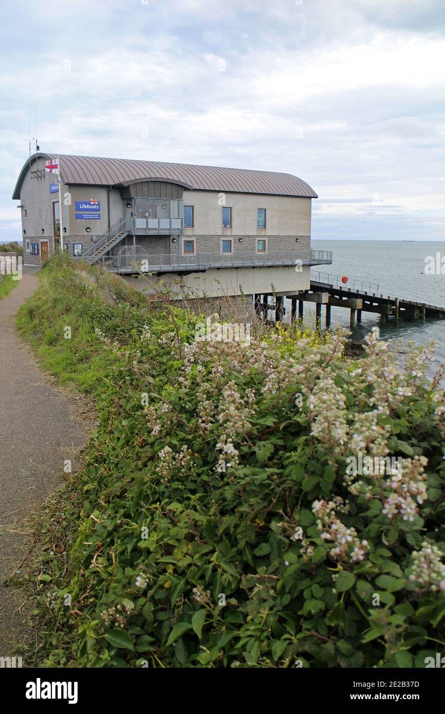 Moelfre lifeboat station Anglesey Stock Photo - Alamy