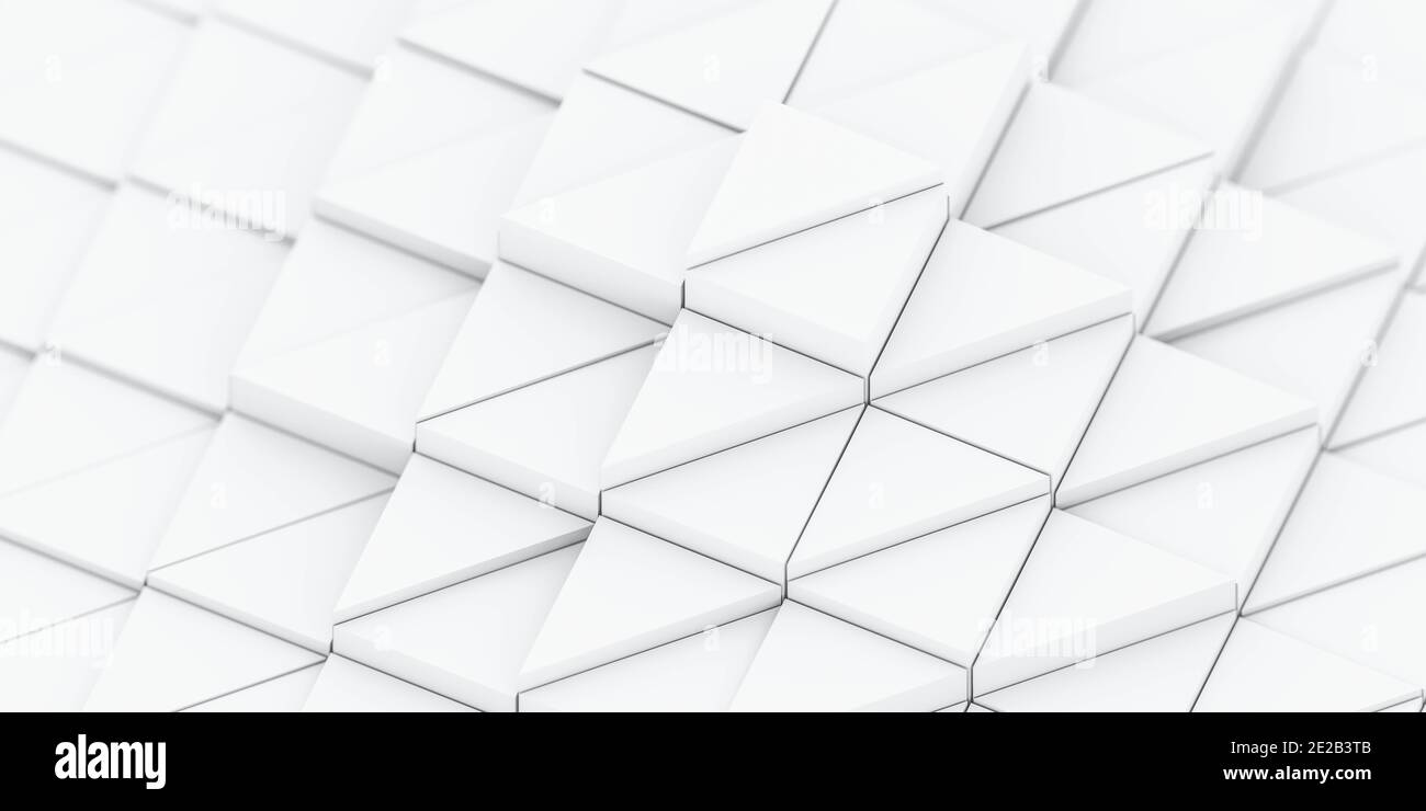 Abstract geometric triangular shape 3d render illustration Stock Photo ...
