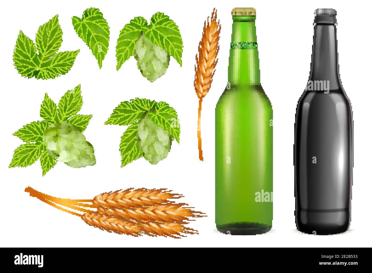 Beer pack vector realistic icon set Stock Vector Image & Art - Alamy