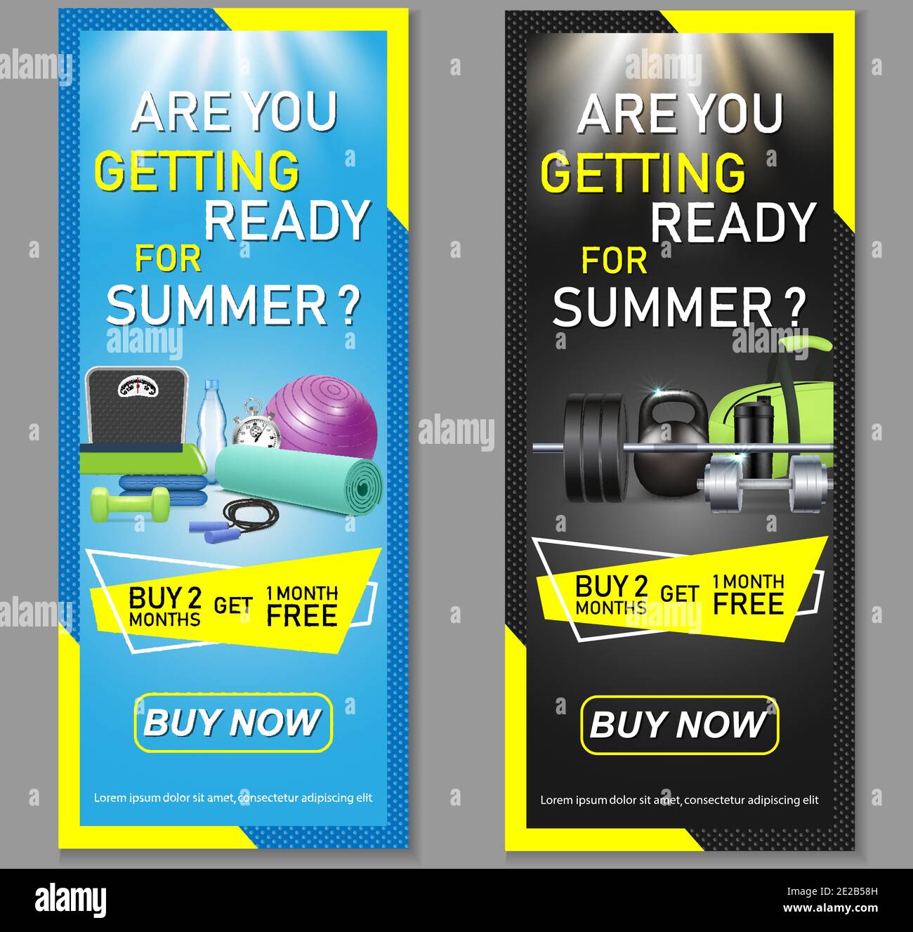 Fitness Vertical Banner