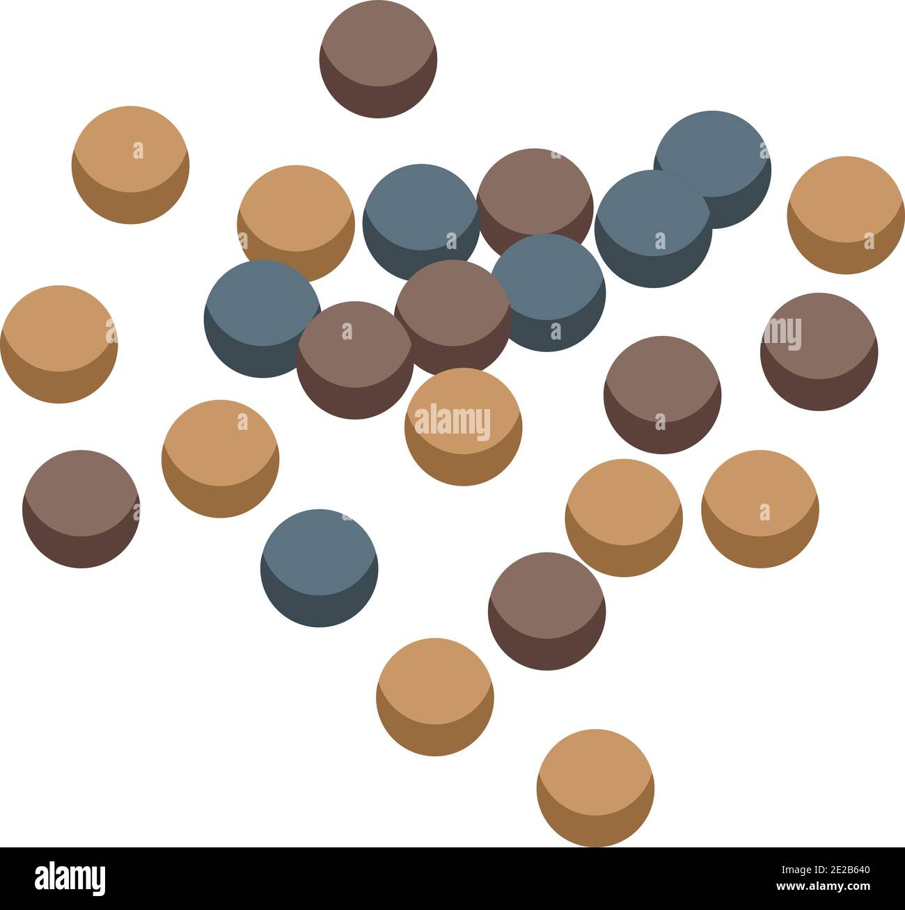 Farm canola grains icon. Isometric of farm canola grains vector icon ...