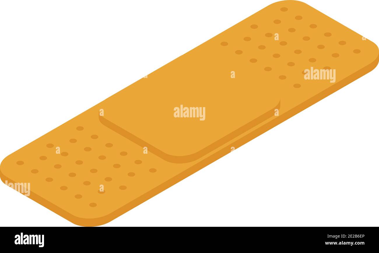 Medical plaster icon. Isometric of medical plaster vector icon for web ...