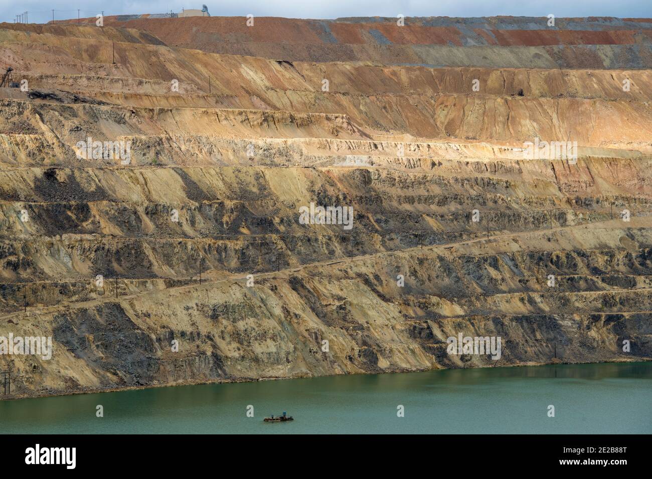 Berkeley Pit, Butte, Montana, USA Stock Photo - Alamy