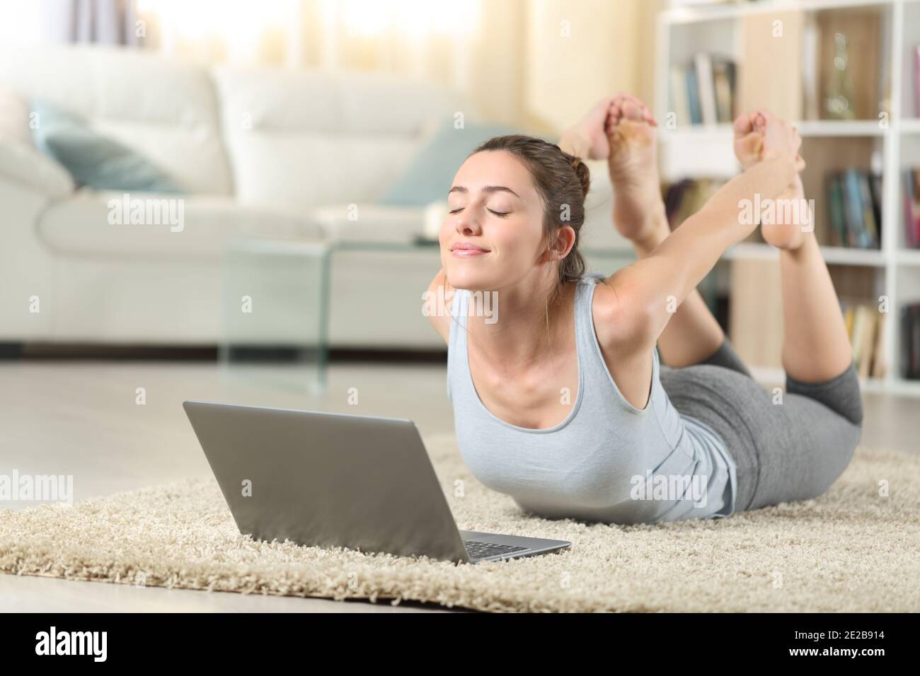 An exercise video hi-res stock photography and images - Alamy