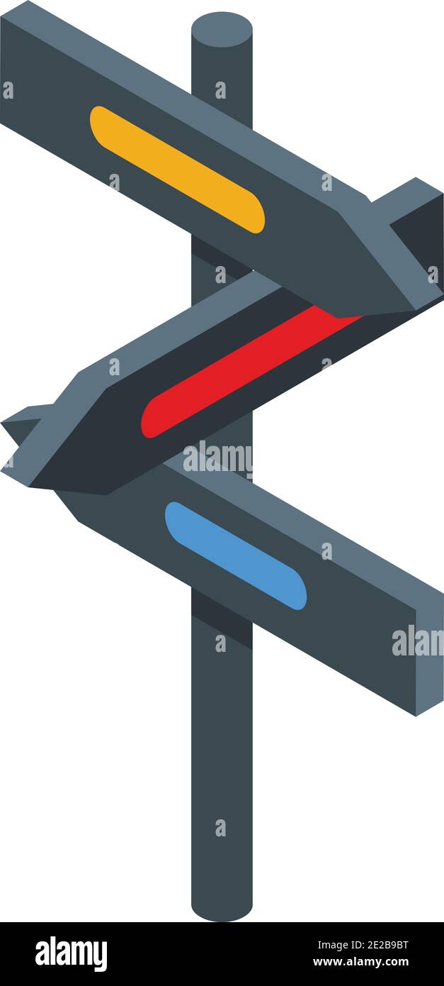 Opportunity direction pillar icon. Isometric of opportunity direction ...
