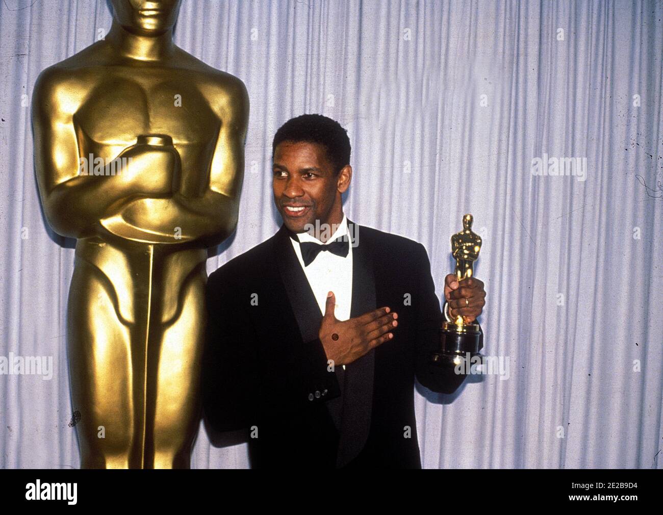 Denzel Washington 1990 103 Denzel Washington 1990 Stock Photos,