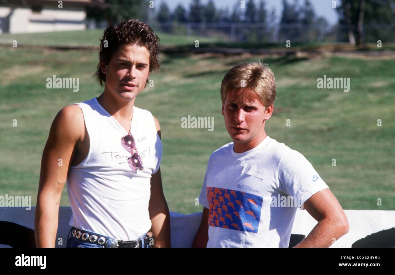 Rob Lowe And Emilio Estevez Credit: Ralph Dominguez/MediaPunch Credit ...