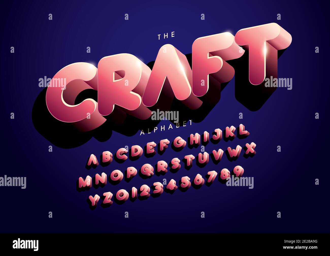 Vector of stylized alphabet and font Stock Vector Image & Art - Alamy