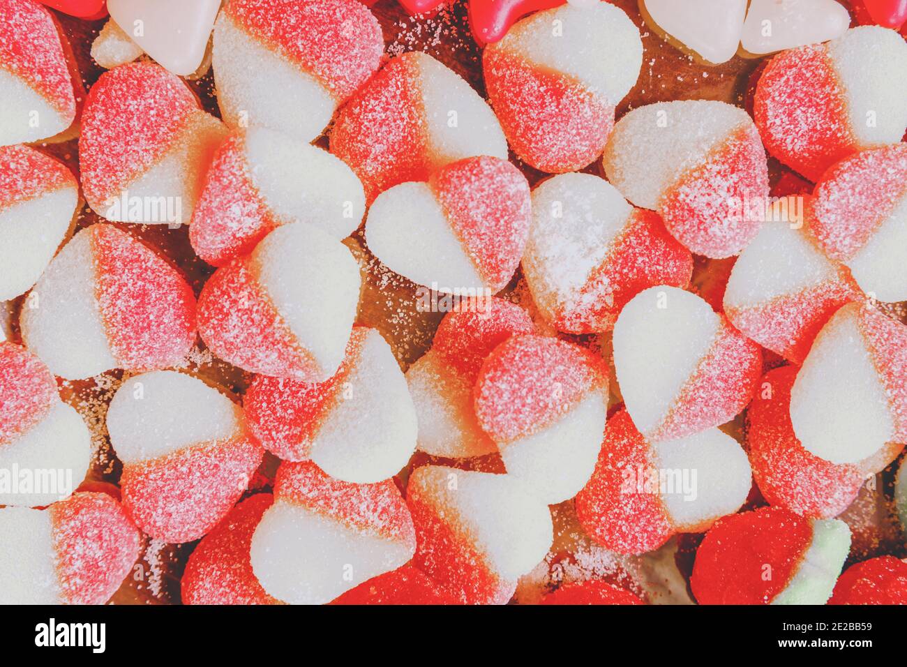 colored figured marmalade. tinted culinary background for designer ...