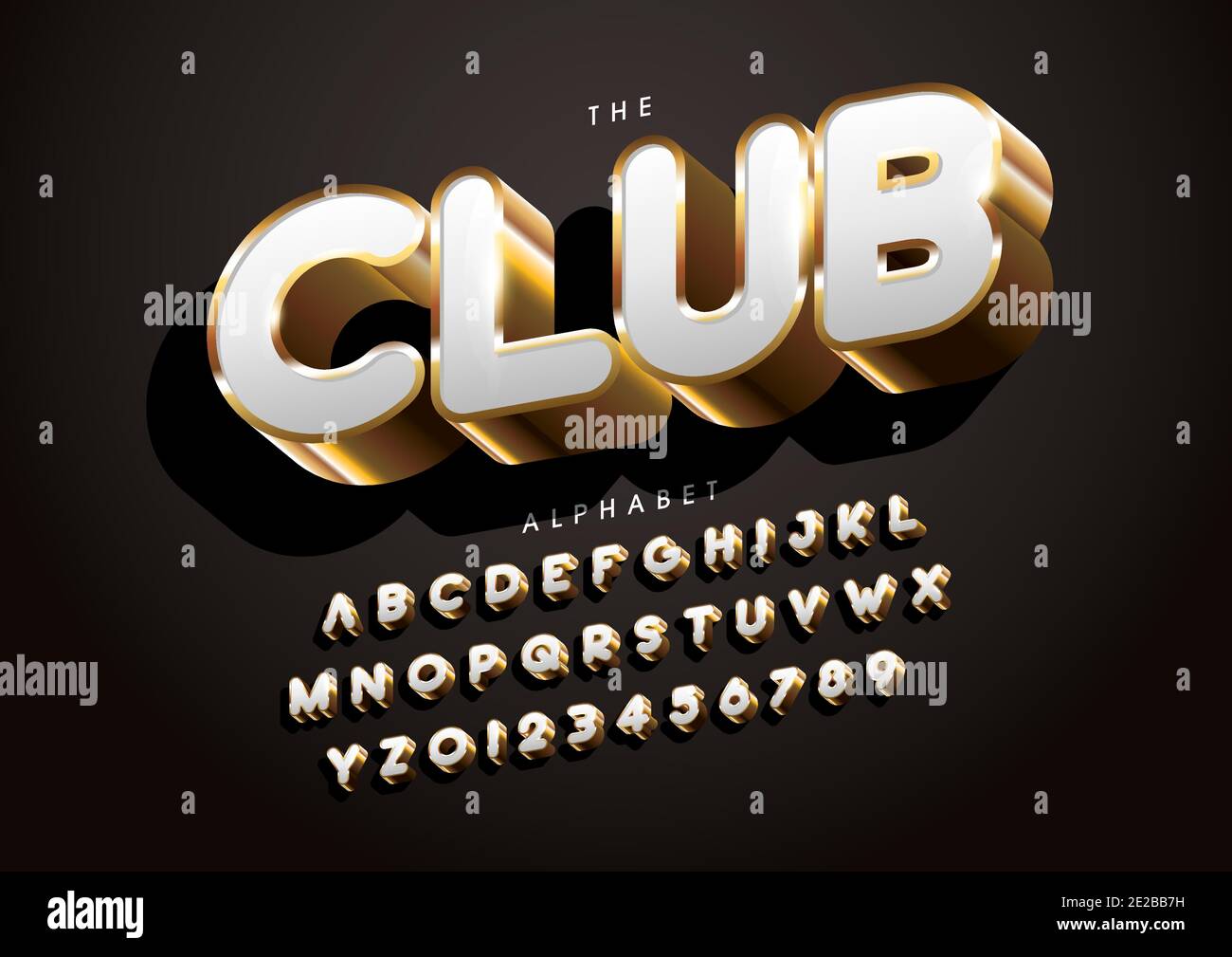 Vector of stylized alphabet and font Stock Vector Image & Art - Alamy