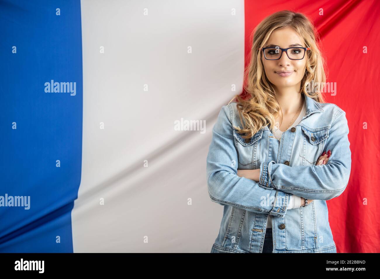 Adult learning french white background hi-res stock photography and ...
