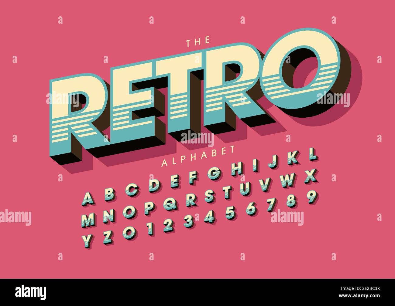 Vector of stylized alphabet and font Stock Vector Image & Art - Alamy