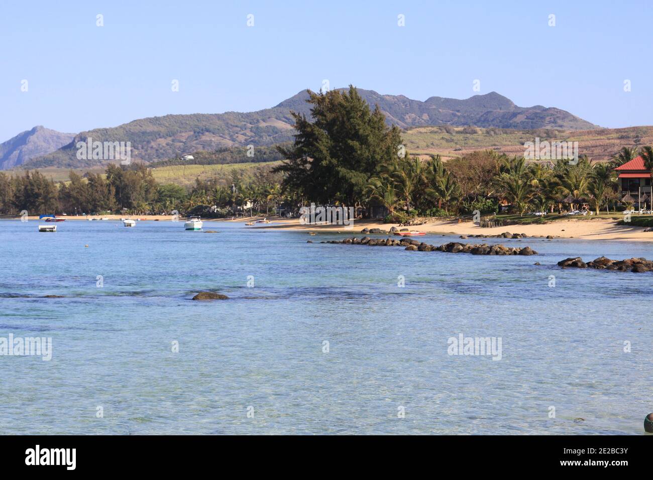 Mauritius coastal scenery Stock Photo - Alamy