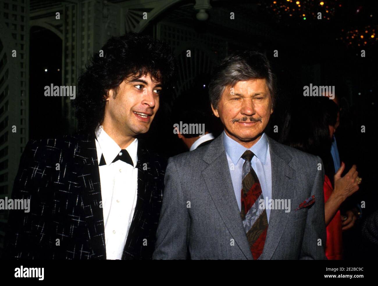 Jason Bronson And Charles Bronson 1987 Credit: Ralph Dominguez ...
