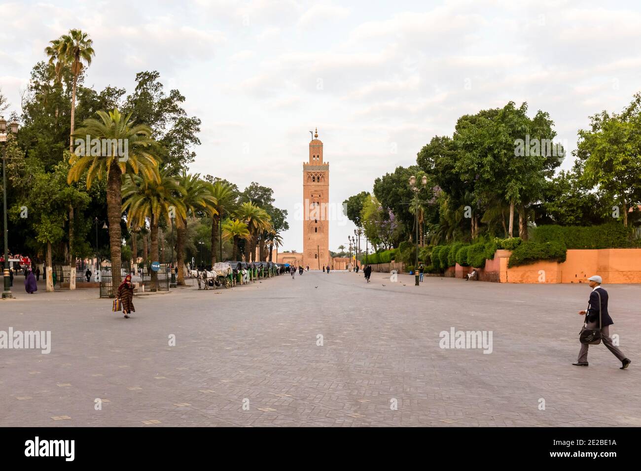 Jemaa el fna square empty hi-res stock photography and images - Alamy